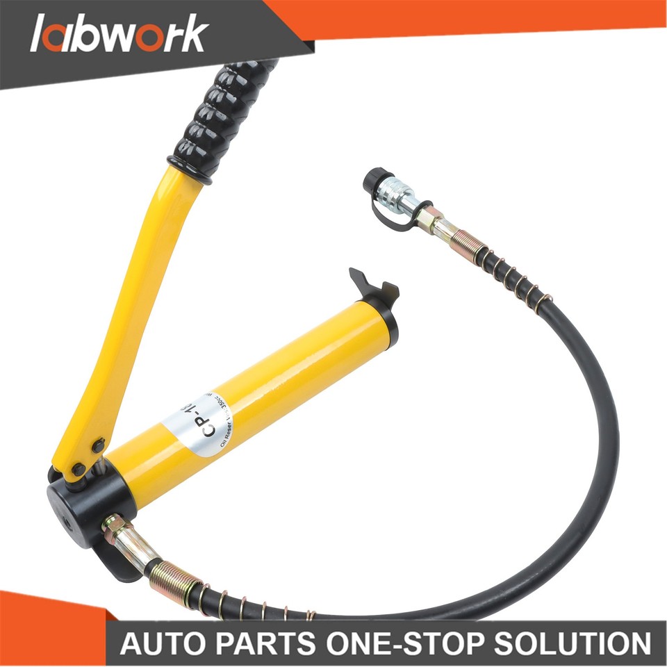 Labwork 5T Low Profile Hydraulic Jack Kit with CP-180 Manual Hand Pump ...