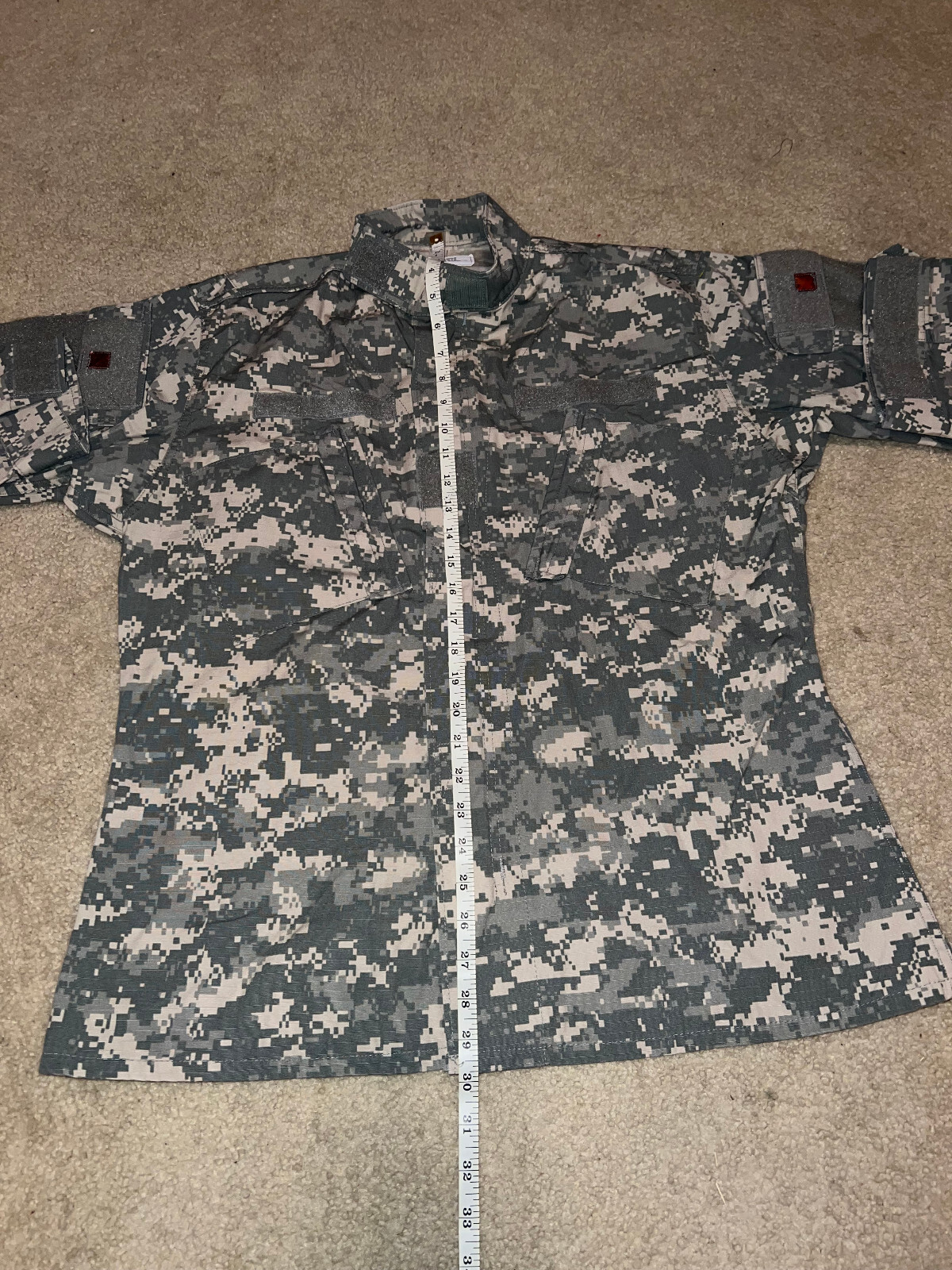 Army Combat Uniform - ACU Gray Digital CAMO Field COAT & PANTS - MEDIUM ...