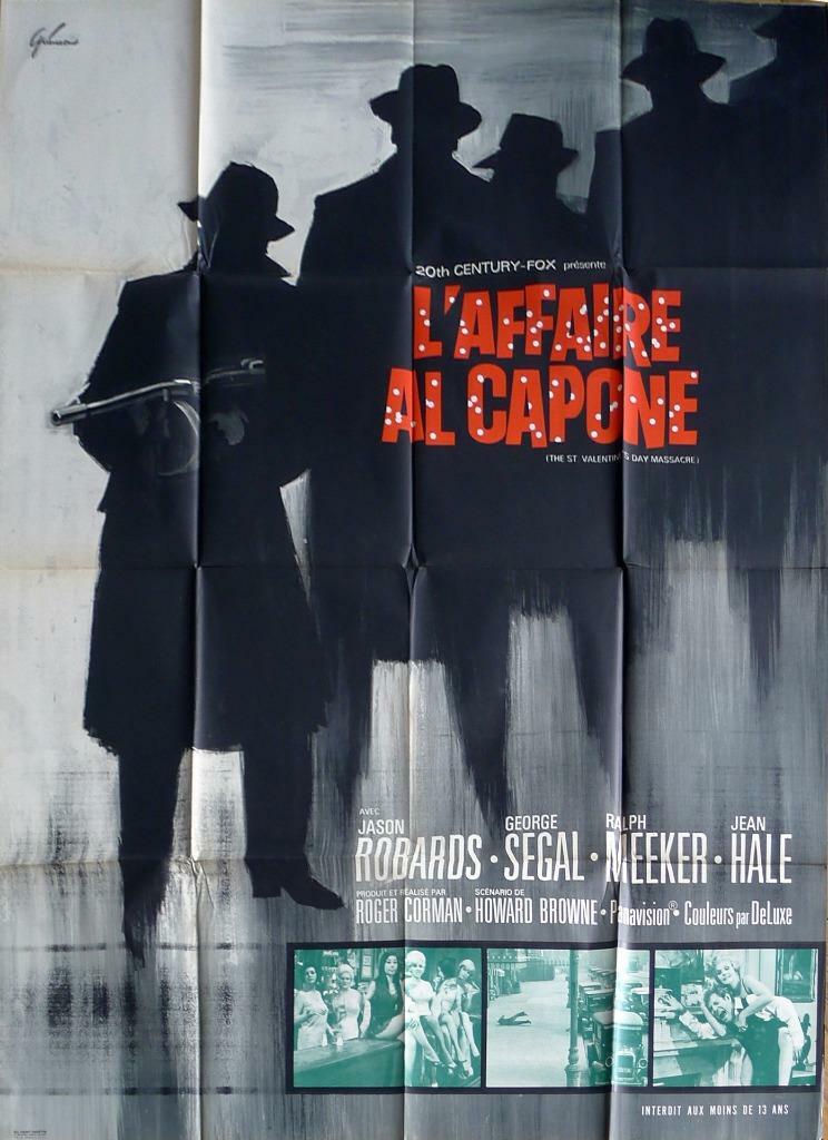THE ST. VALENTINE'S DAY MASSACRE - AL CAPONE - CORMAN - ORIGINAL LARGE ...