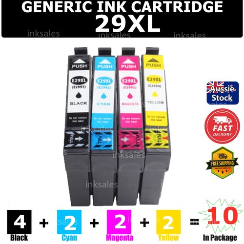 10x Generic 29XL 29 T2991 Ink Cartridge For Epson XP235 XP245 XP432 ...