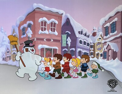 FROSTY THE SNOWMAN MARCHING Limited Edition Sericel Animation Art Cel ...