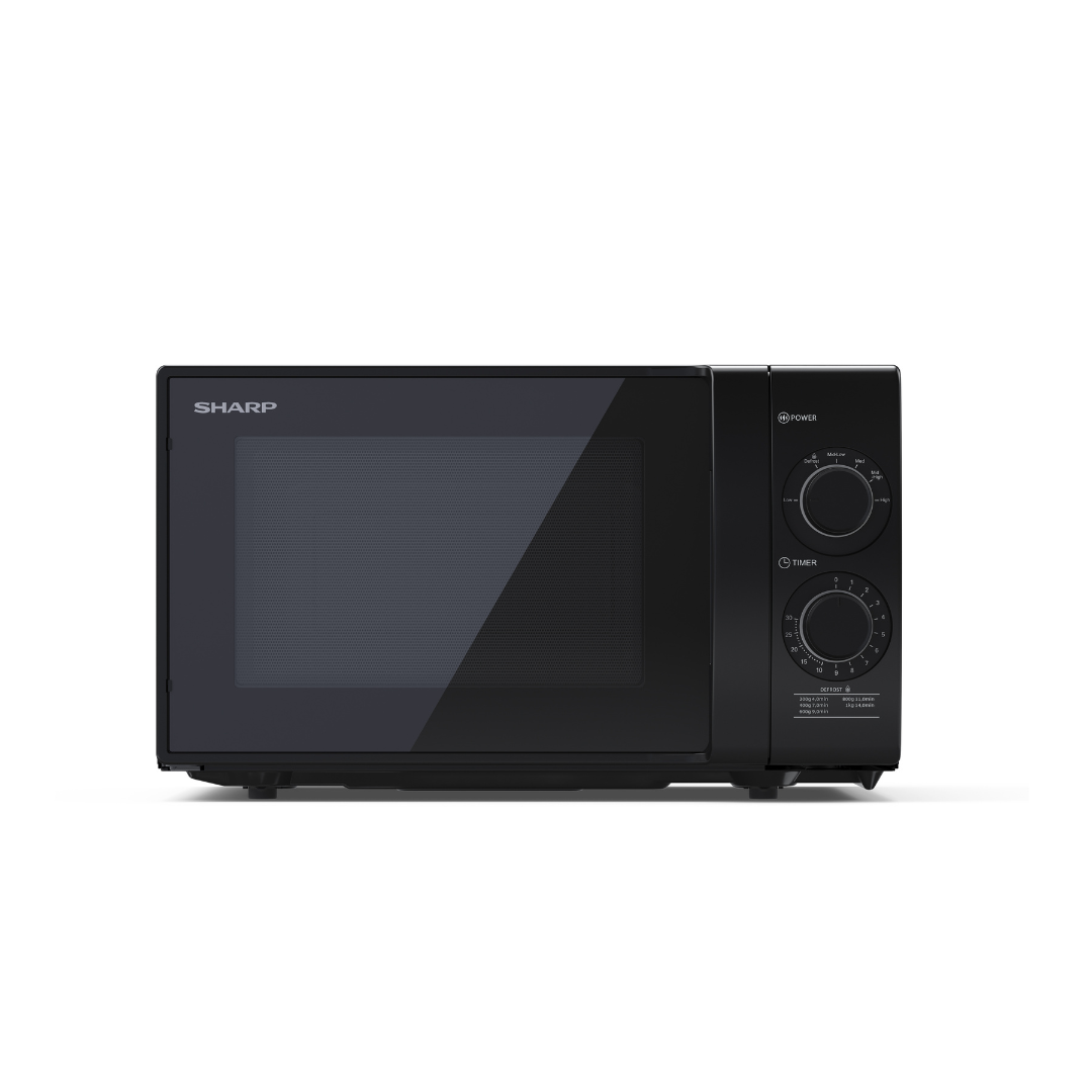 SHARP Compact Microwave Oven with Manual Dial Controls 20L 700W YC ...