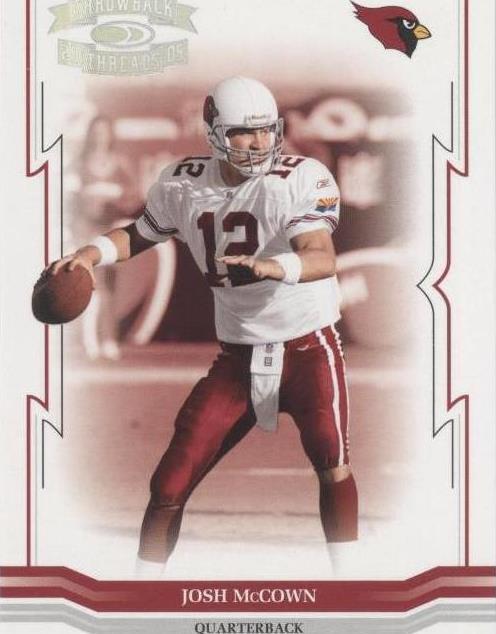 2005 Donruss Throwback Threads - Josh McCown #3 Silver Holofoil /150 ...