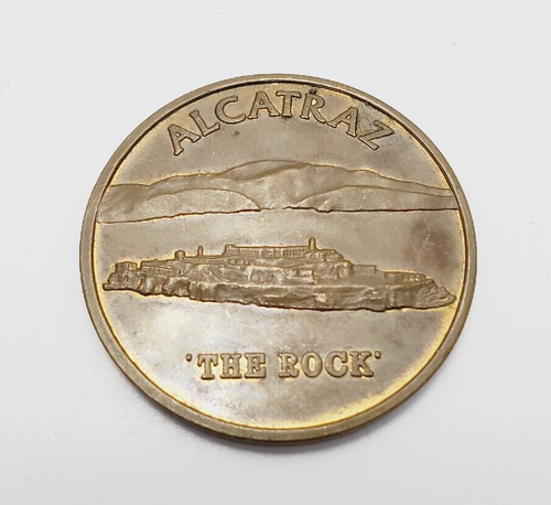 VTG ALCATRAZ THE ROCK SAN FRANCISCO COIN TOKEN CALIFORNIA Series CCNRA ...