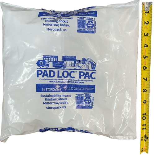 Pad Loc Pac 20 12" X12" X 2" Cushioning Pads (Conforms to Shape of Your ...