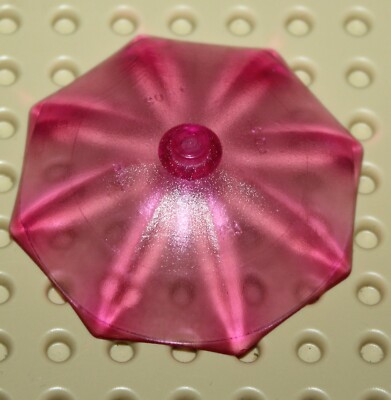 Parasol Lego Trans-Dark Pink Umbrella ref 4094 set 41028 41101 3315 ...