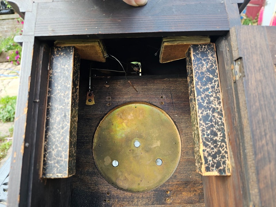 LARGE antique black forest CUCKOO clock CASE nice condition no movement ...