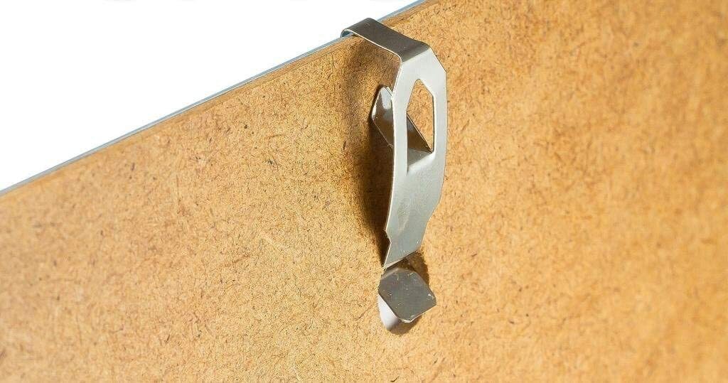 A4 Glass Clip Frames Frameless Photo Picture Frames Wall Mountable ...