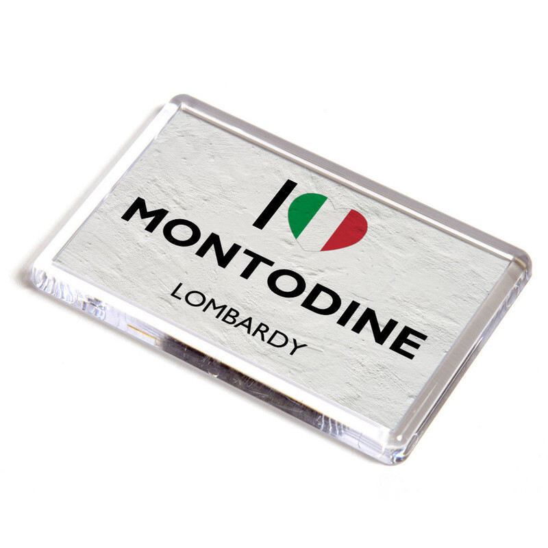 FRIDGE MAGNET - I Love Montodine, Lombardy - Italy | eBay UK