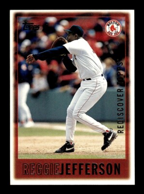 REGGIE JEFFERSON 2017 TOPPS REDISCOVER TOPPS GOLD FOIL - BOSTON RED SOX ...