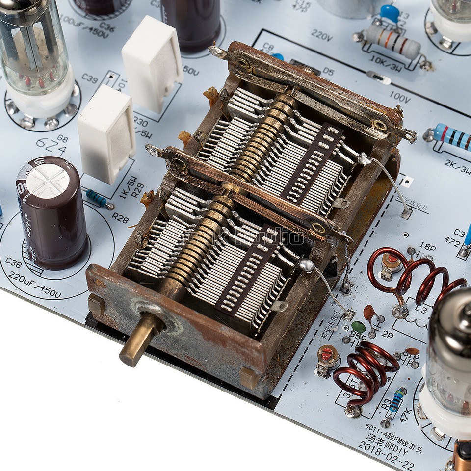 Vintage Vacuum Tube FM Radio Valve Stereo Audio Receiver Assembled ...