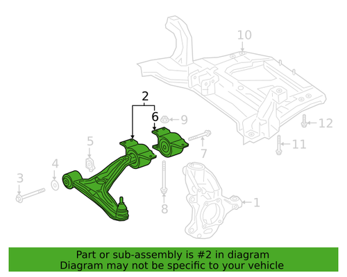 Mercedes Benz Genuine A 35 AMG 2020-2022 Left Lower Control Arm ...