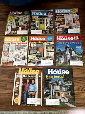 "This Old House" Back Issue 2016 Magazines - Lot of 8 | eBay