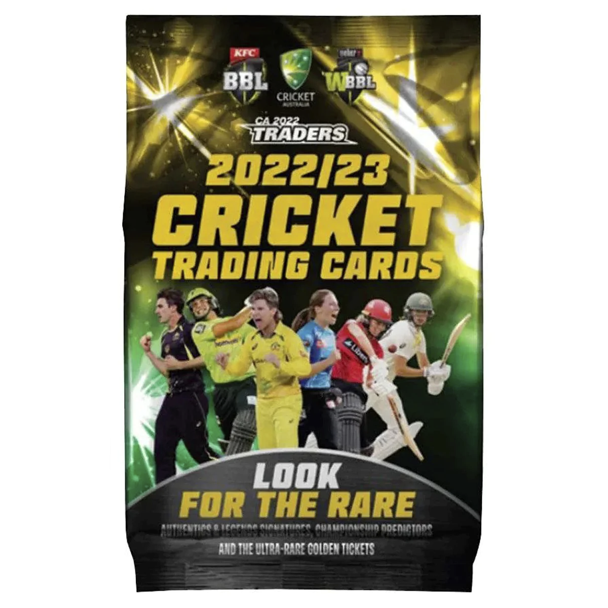 6 x 2022 2023 TLA CA TRADERS CRICKET TRADING CARDS RETAIL PACKS 2022/23 ...