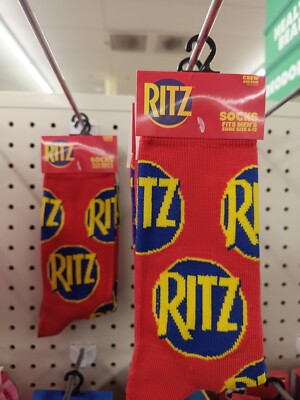 Ritz Crackers SOCKS - ODDSOX | Novelty Gag Gift, Funny Crazy Deal ~ | eBay