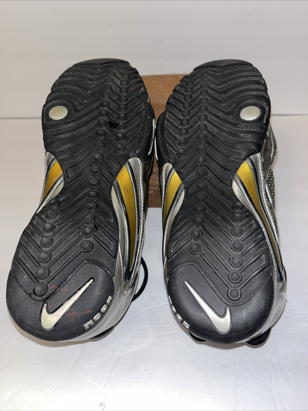 Rare 2002 Nike Zoom Air Flight Turbine Silver Sneaker… - Gem