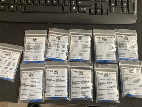 275 Teledoc Sterile Lancets (11 packs of 25) NEW And Unopened FREE ...