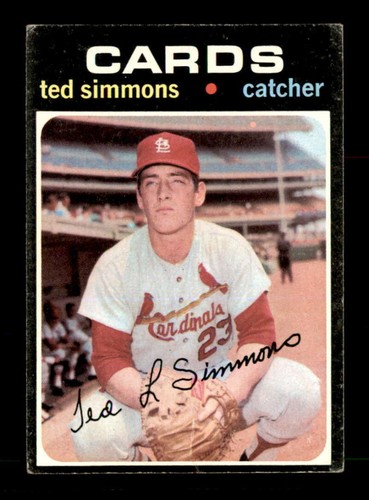 1971 Topps #117 Ted Simmons RC VG X2554055 | eBay