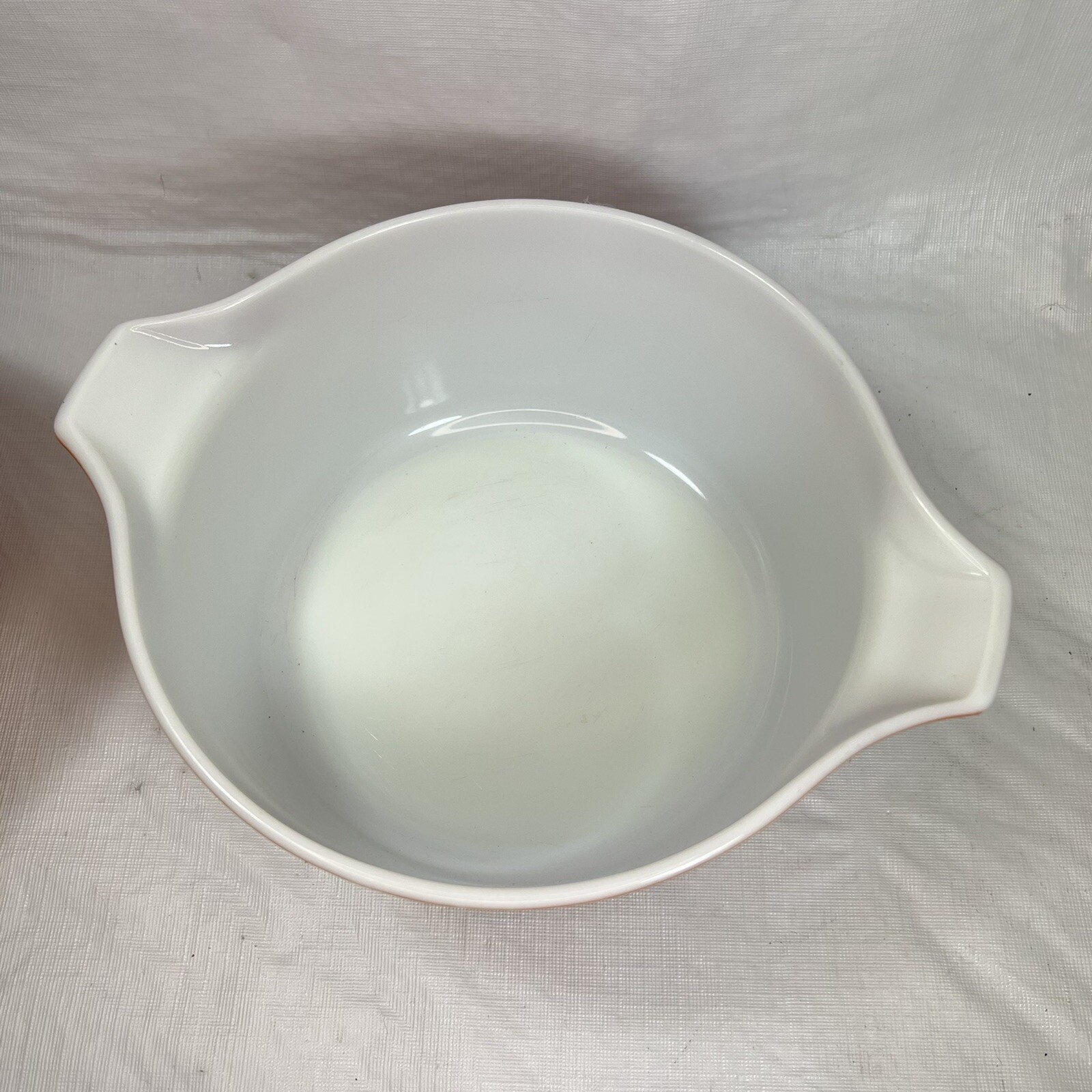 Pyrex Autumn Harvest Wheat 475-B 2.5 L Round Dish Orange Pyrex 402 7 ...