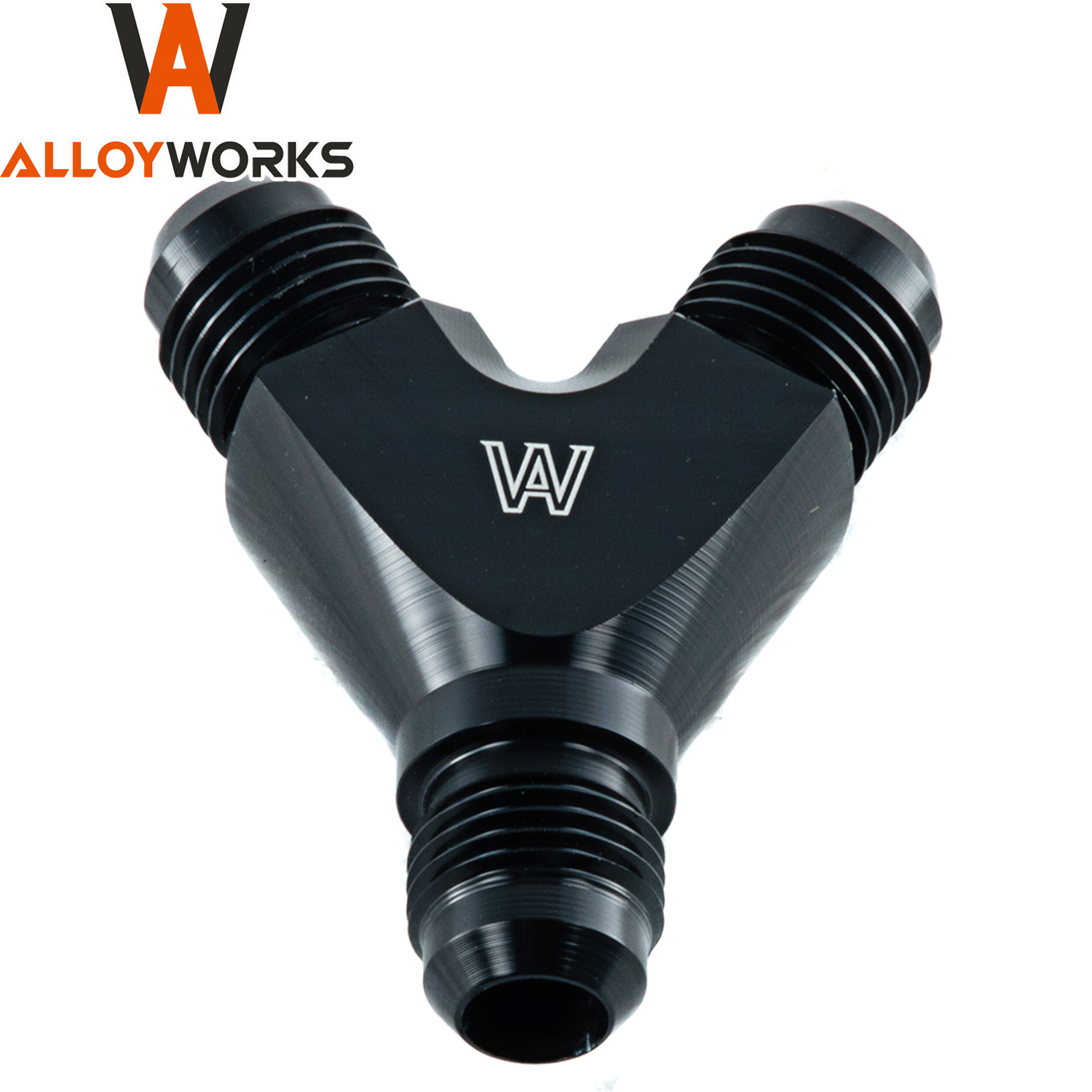 AN4 AN6 AN 8 AN10 AN12 Block Fuel Y Fitting Adapter For Oil/Fuel/Gas ...