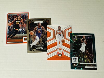 Kevin Durant Card Lot X4 Hoops Donruss Lazer Vertex Prizm Suns ...