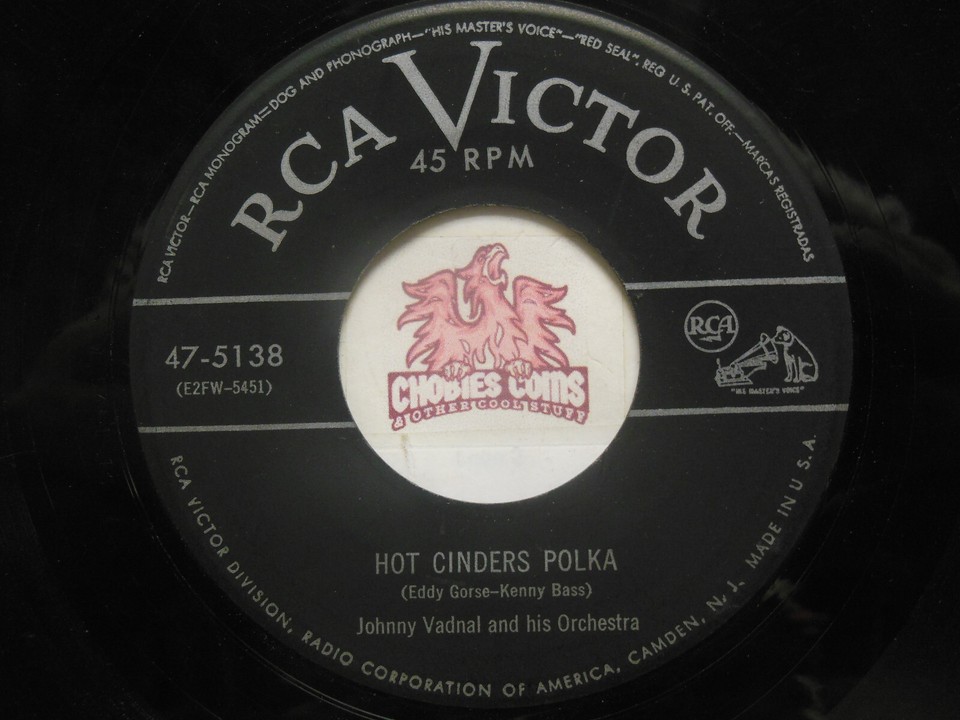 Johnny Vadnal – String-A-Ling / Hot Cinders Polka, 45 RPM G+ (14B) | eBay
