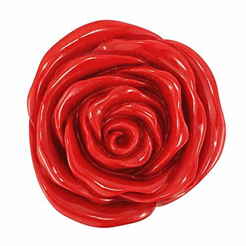 Abfer Rose Shift Knob Red Gear Shifter Handle Lever Knob Flowers Stick ...