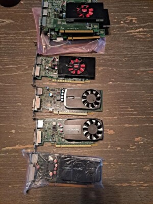 7x GPU Lot – Radeon R7 450 (4GB) + R5 240/340X + Quadro 600 – Tested ...
