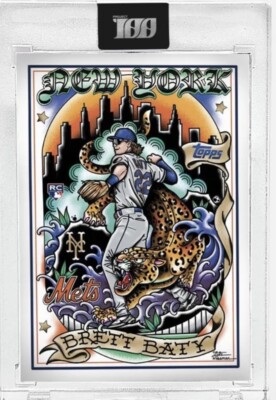 2023 Topps Project 100 Deluxe Edition #84 BRETT BATY by Luke Wessman ...