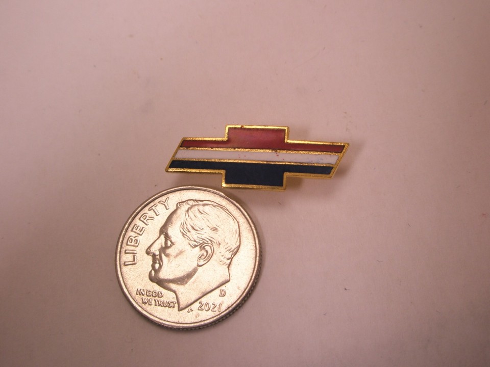 Chevrolet Chevy Chevron Emblem Vintage Tie Tack Lapel Pin gm cars ...