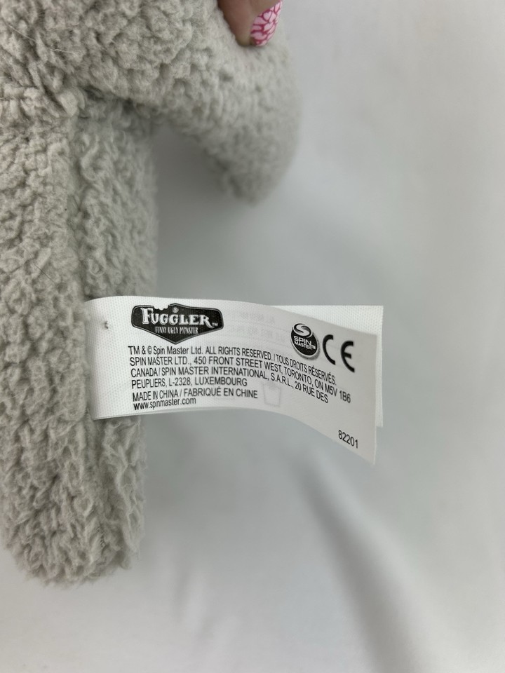 Fuggler Sasquoosh Variant 1 Fuzzy Grey Funny Ugly Monster Plush Stuffed ...