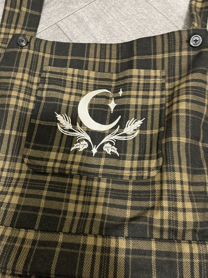 Disturbia Artume Embroidered Check Mini Pinafore Dress UK Size 20 | eBay UK