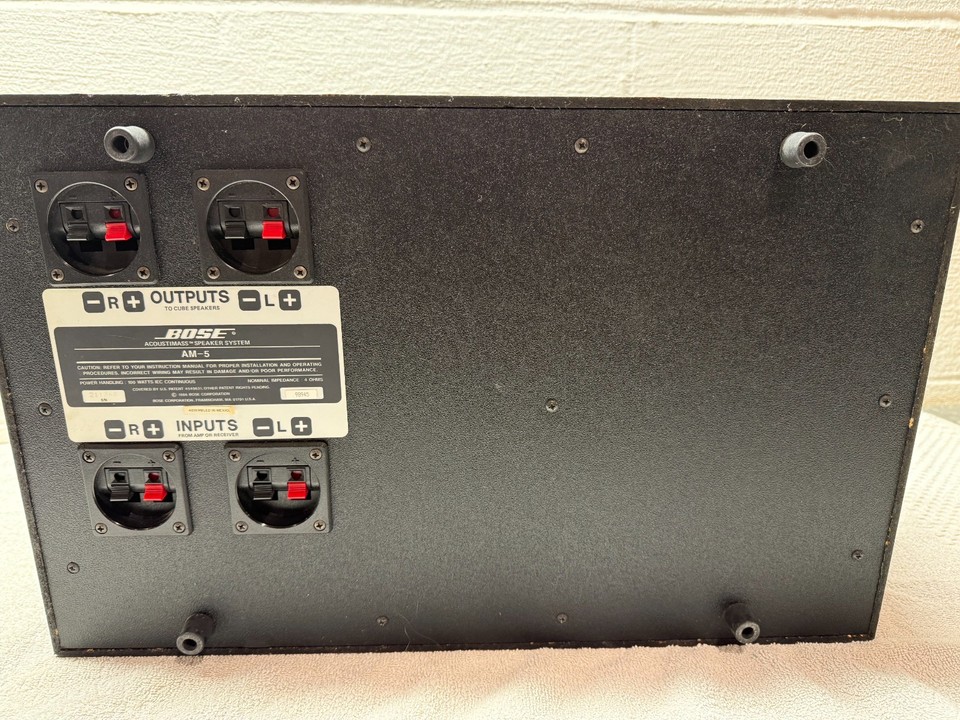 Bose AM-5 Bass Subwoofer Module Speaker Acoustimass Surround FREE ...