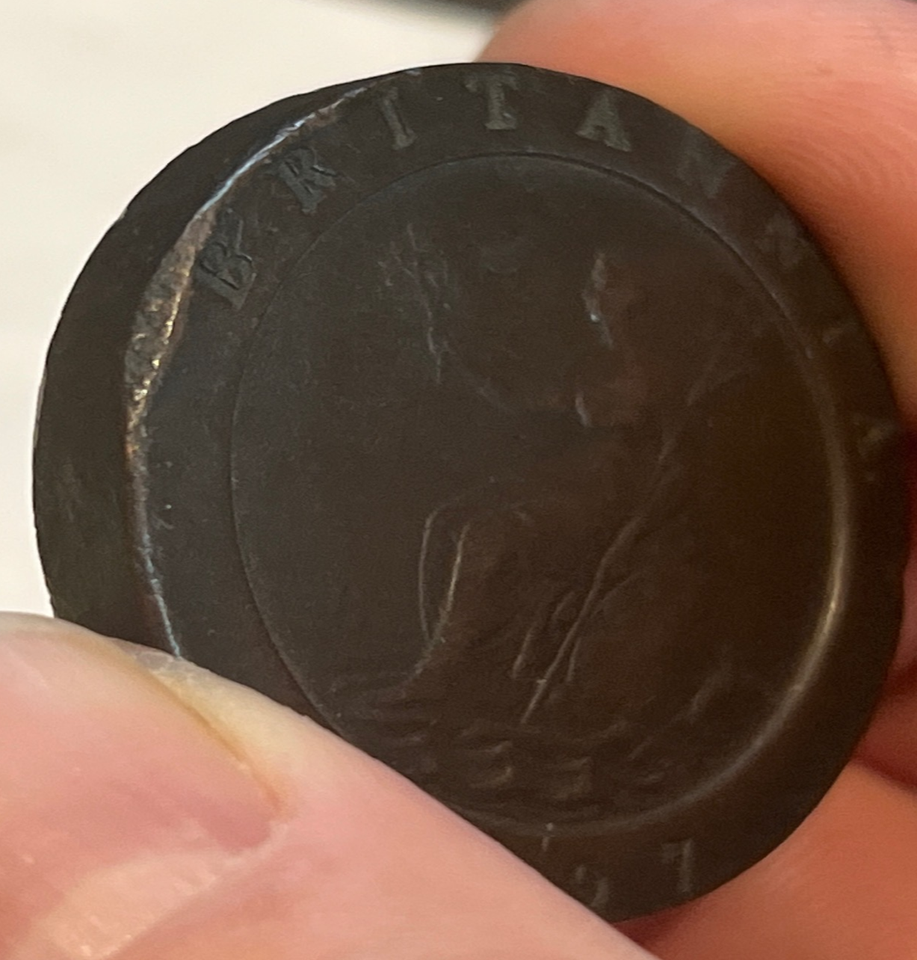 1797 Britannia 2-Pence Coin, Georgius III D: G. Rex | eBay