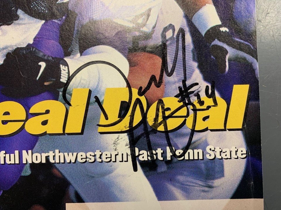 Darnell Autry autographed Sport Illustrated cover only - Northwestern ...
