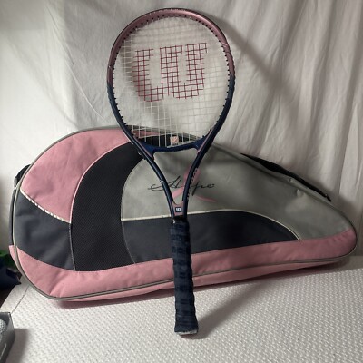 Wilson Hope Titanium Tennis Racquet Blue & Pink NEEDS NEW GRIP 4 1/4 ...