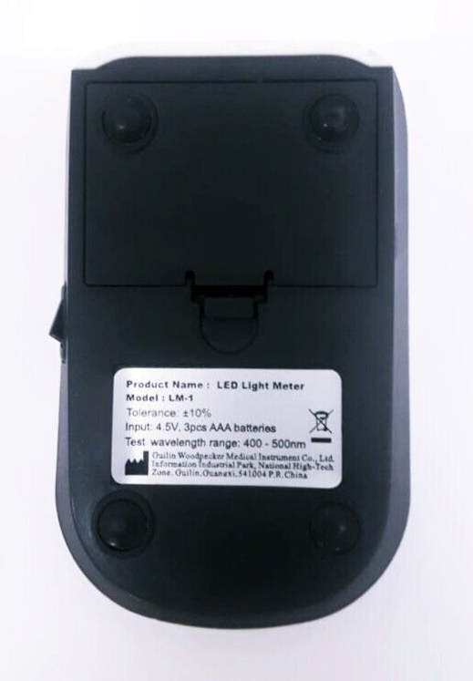 WoodPecker / Halogen Dental LED Curing Light Intensity Meter Tester ...