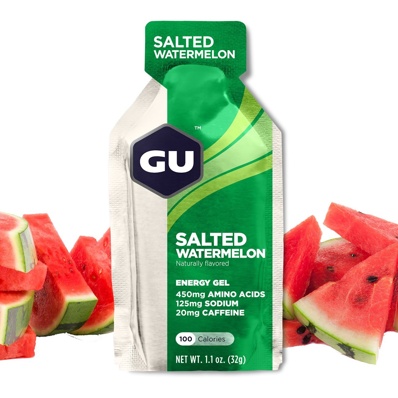 GU Energy Gel Salted Watermelon Box of 24 | FSH, Fitness | Running ...
