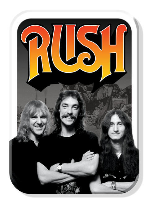 Rush - Magnet 2.5"x3.5" - Geddy Lee, Neil Peart and Alex Lifeson - NEW ...