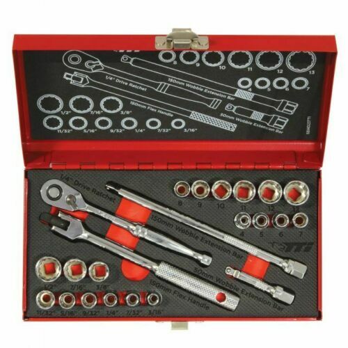 TTI 23 PIECE 1/4INCH DRIVE AF/METRIC SOCKET SET - Taiwan Made | eBay