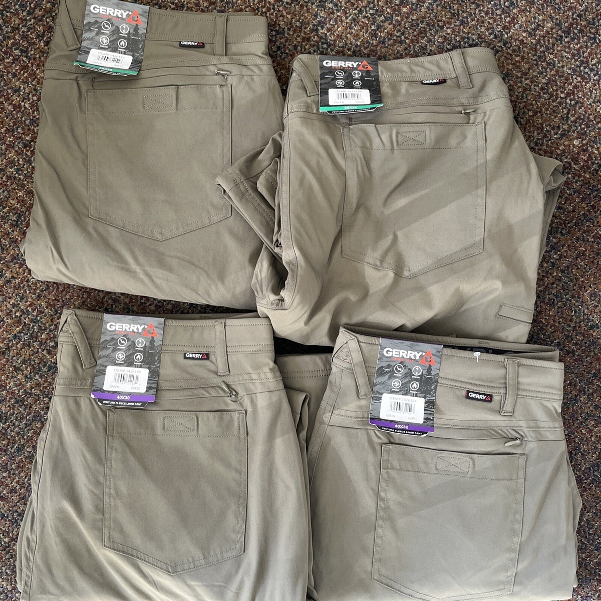Lined Khaki Pants For Men Coleman Men's Bonded Fleece Lined Tear