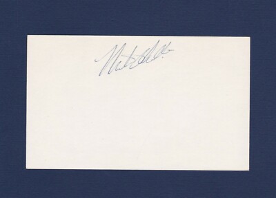 Nate Colbert signed vintage baseball index card | eBay