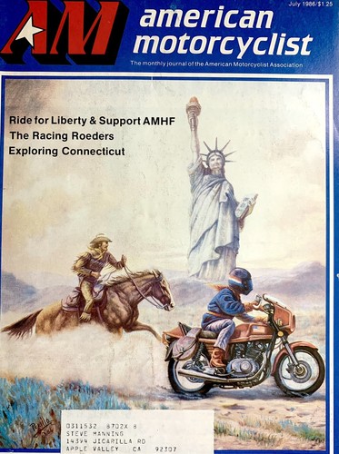 AMERICAN MOTORCYCLIST MAGAZINE JULY 1986 | eBay