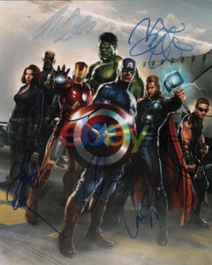 Avengers Cast Signed 8x10 Autographed Photo reprint | eBay