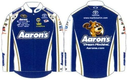 Mark Martin # 55 Nascar Chase Aarons Sponsor Uniform Jacket Mens Medium ...