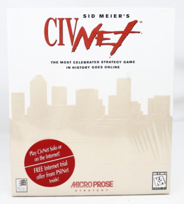 Sid Meier's CIVNET (PC, 1995) Big Box - New Sealed - See Desc ...