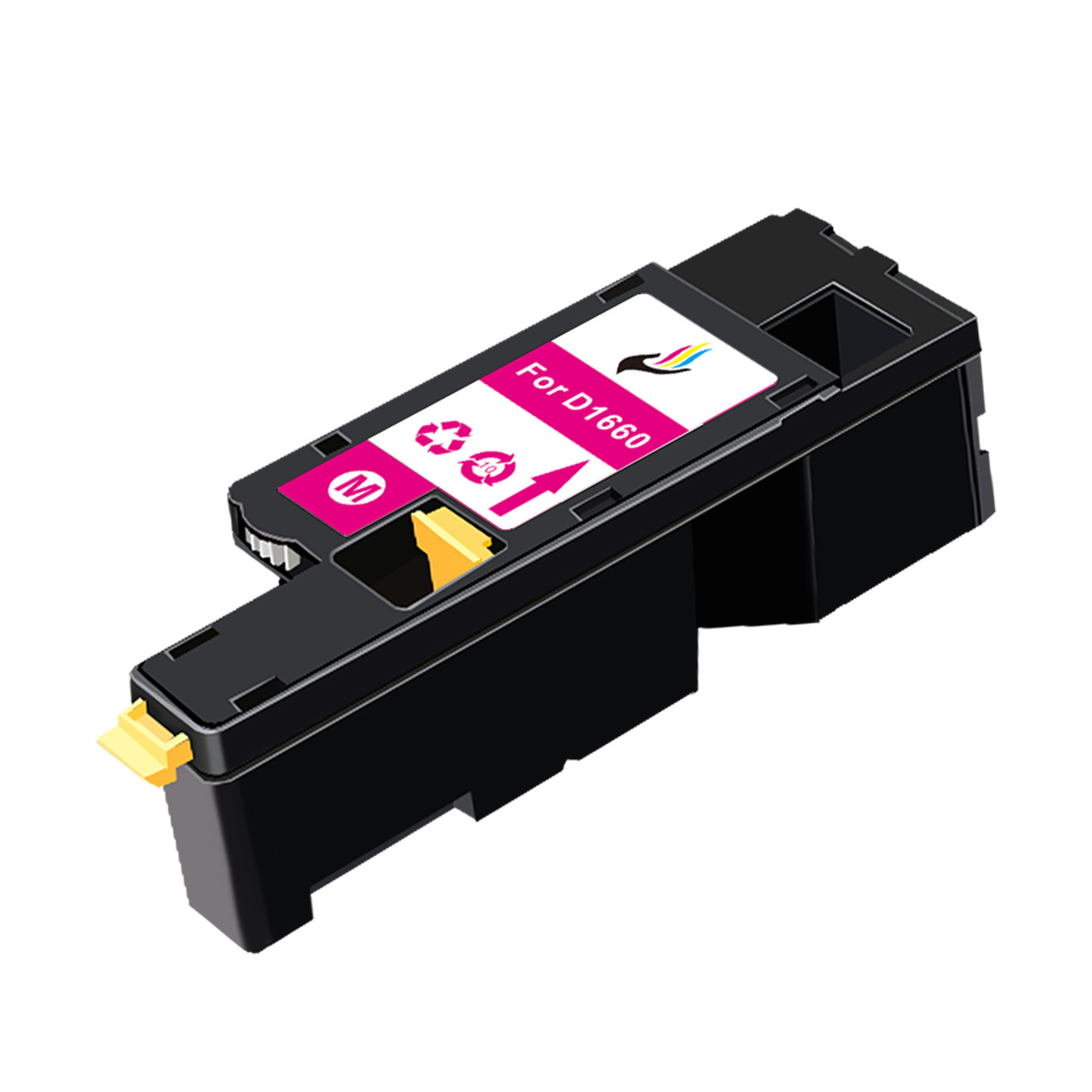 4 New 1660 C1660 High Yield Toner Cartridge Set For Dell C1660W ...