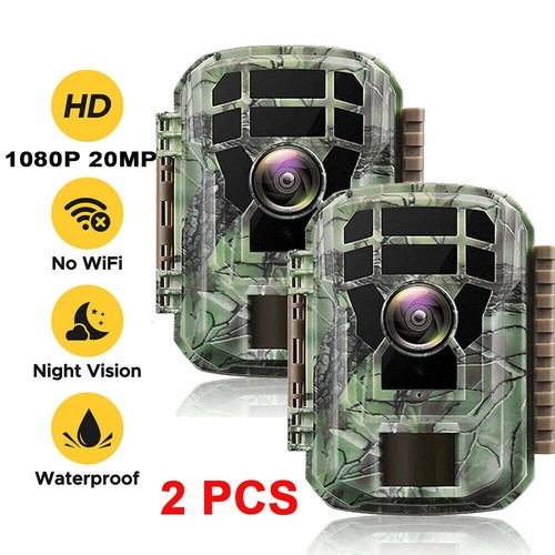 Campark Mini Trail Camera 20MP 1080P Wildlife Hunting Motion Activated ...