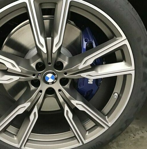 BMW OEM G05 X5 G07 X7 2019+ M Blue Brembo Front Brake Caliper Pair ...