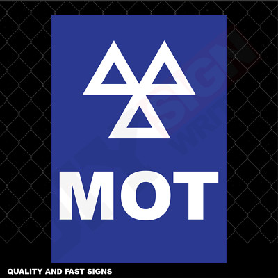 MOT Station Full Colour Sign Printed Heavy Duty 4012 | eBay
